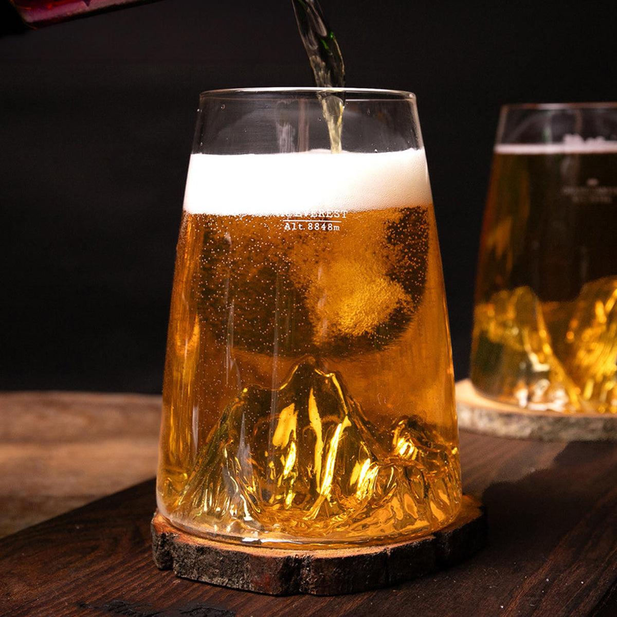 Buy Topographic Mountain Beer Tumbler — The Worm that Turned ...