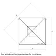 Buy Classic Wood Framed 2.2m Square Parasols — The Worm that Turned ...