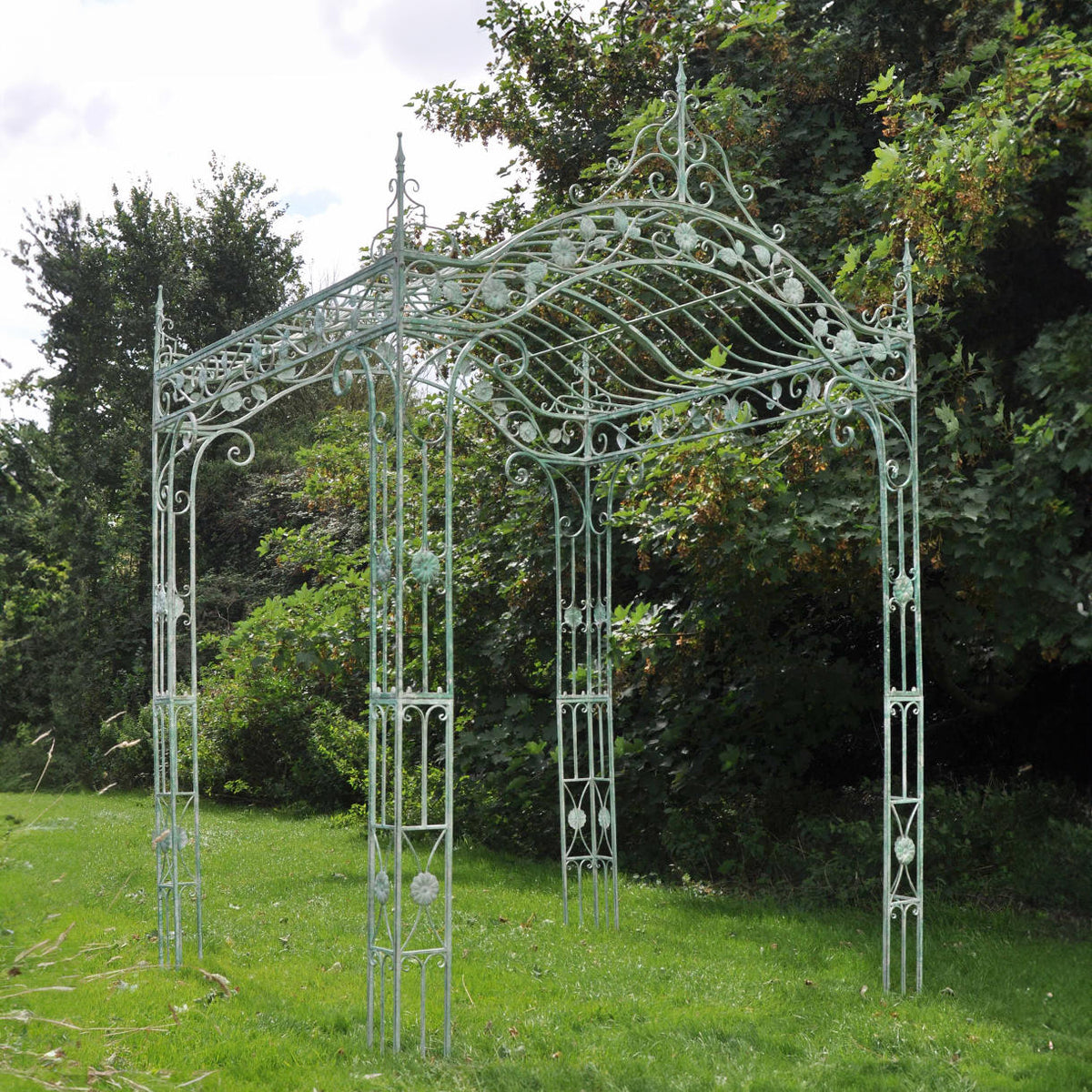 Buy Ornate Rustic Floral Square Pavilion — The Worm that Turned ...