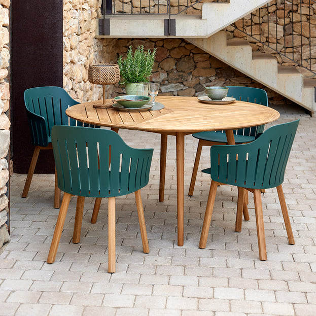 Buy Define Round Teak Dining Tables — The Worm that Turned ...
