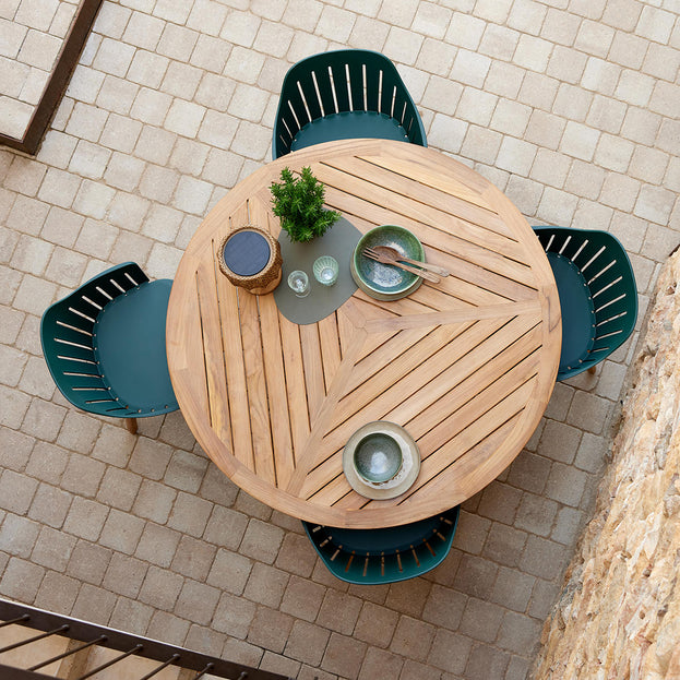 Buy Define Round Teak Dining Tables — The Worm that Turned ...