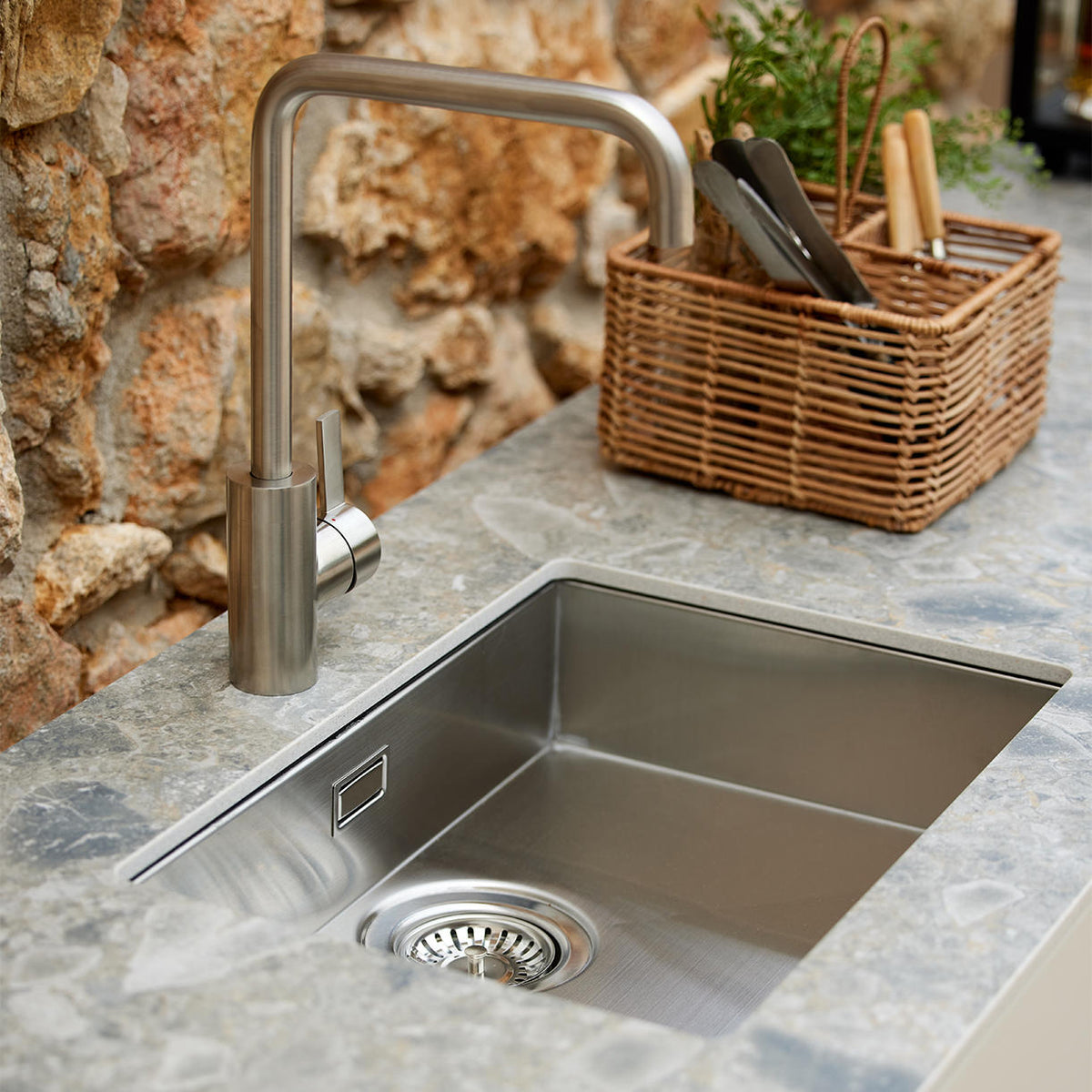 Buy Sticks Outdoor Kitchen Unit with Sink and Tap — The Worm that ...