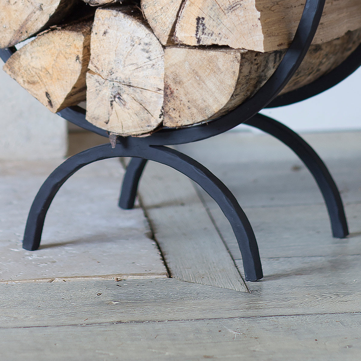 Buy Large Wrought Iron Log Holder — The Worm that Turned - revitalising ...