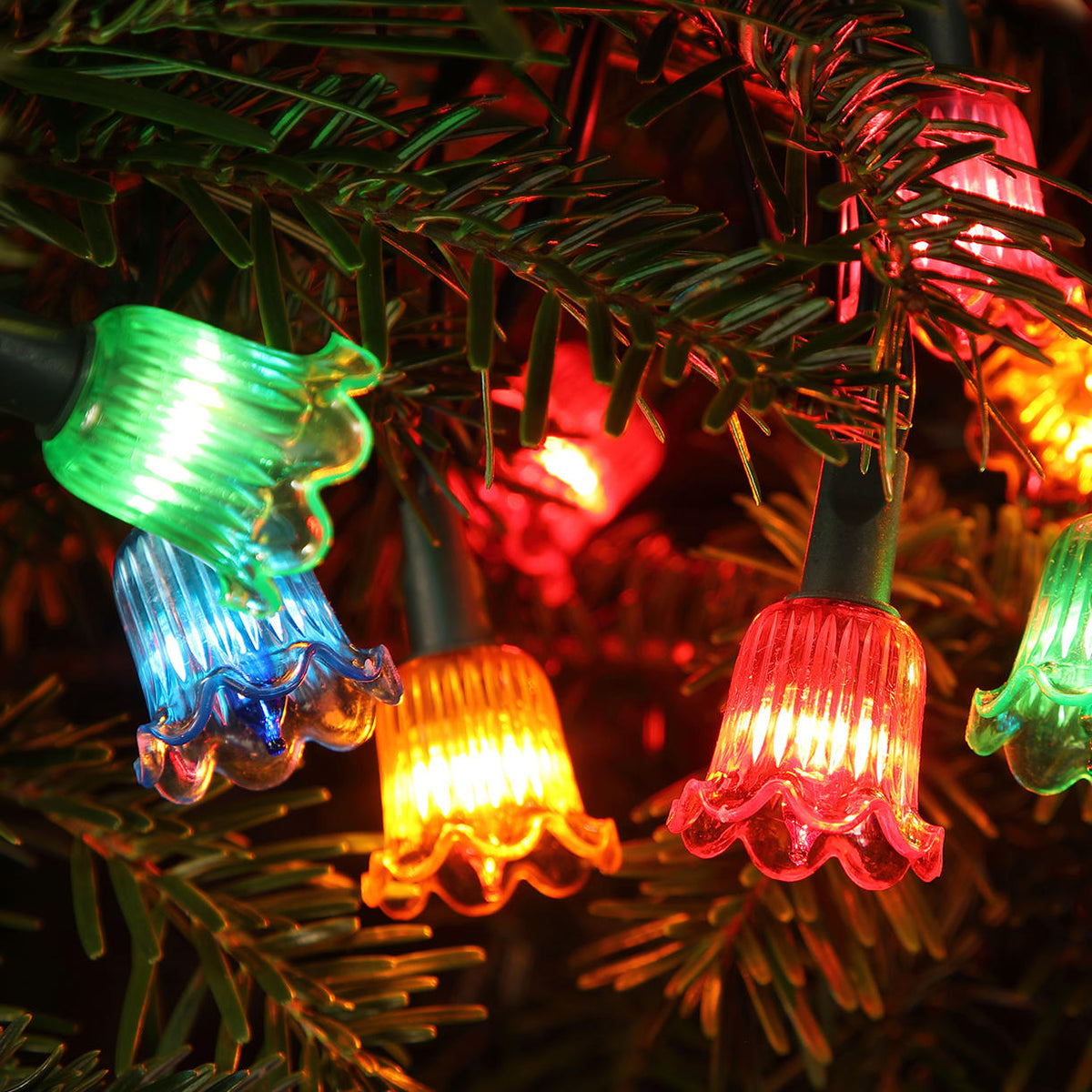 Buy Multicolour Retro Canterbury Flower LED String Light — The Worm ...
