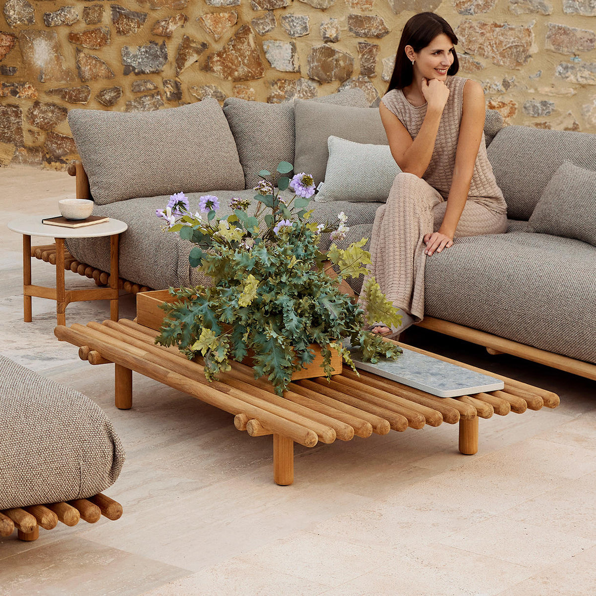 Buy Sticks Platform Teak Coffee Table — The Worm that Turned ...