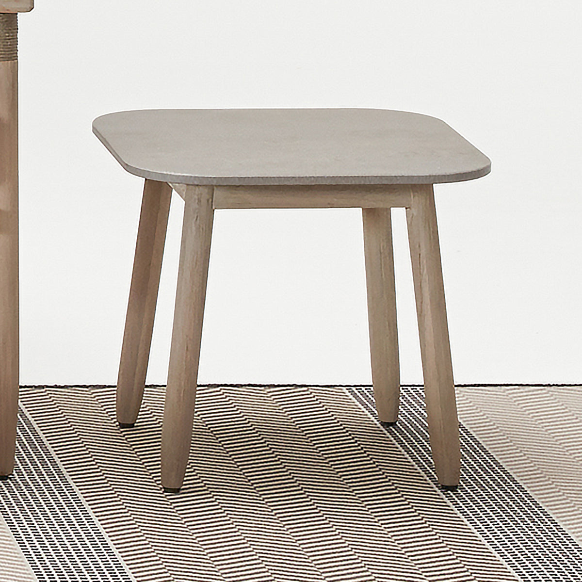 Buy David Side Table with Ceramic Flint Top — The Worm that Turned ...