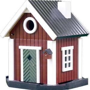 Buy Red Cottage Bird House — The Worm that Turned - revitalising your ...