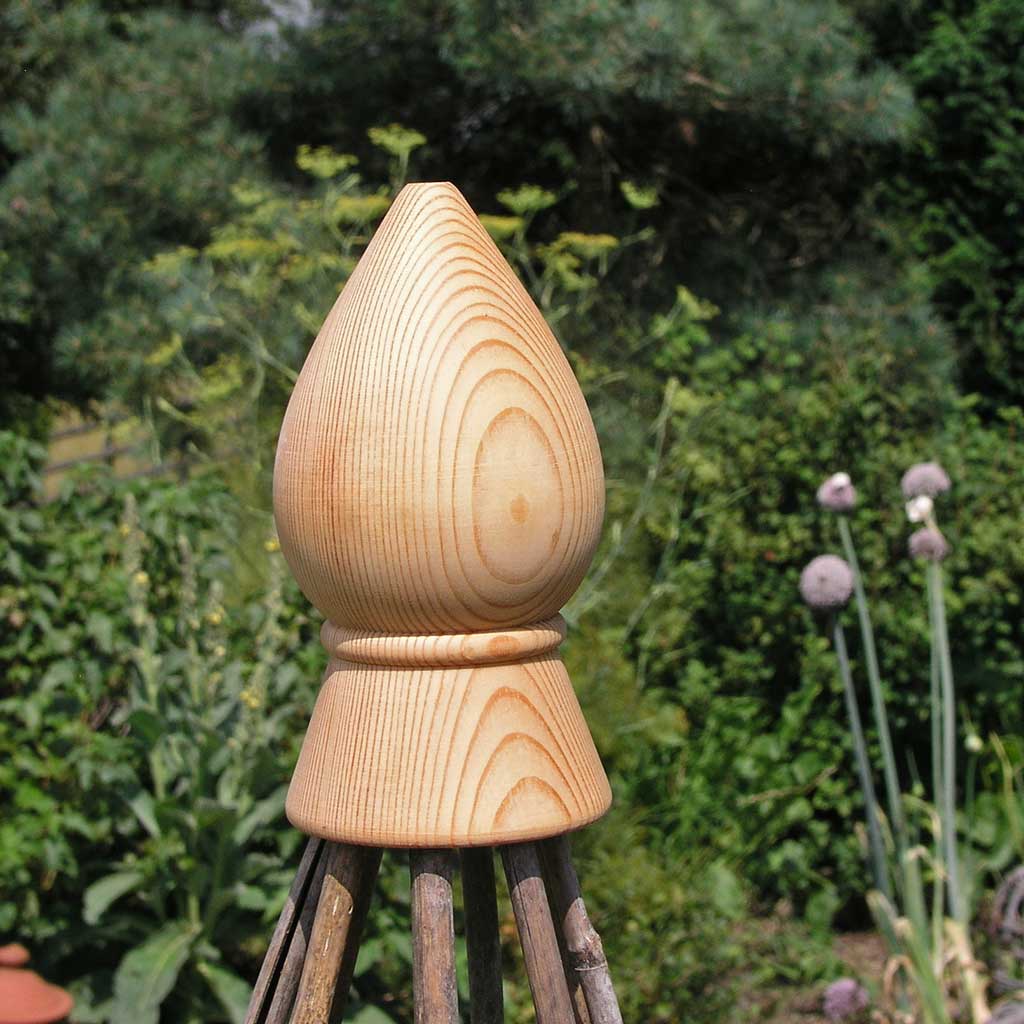 Buy Wooden Garden Finial — The Worm that Turned - revitalising your ...