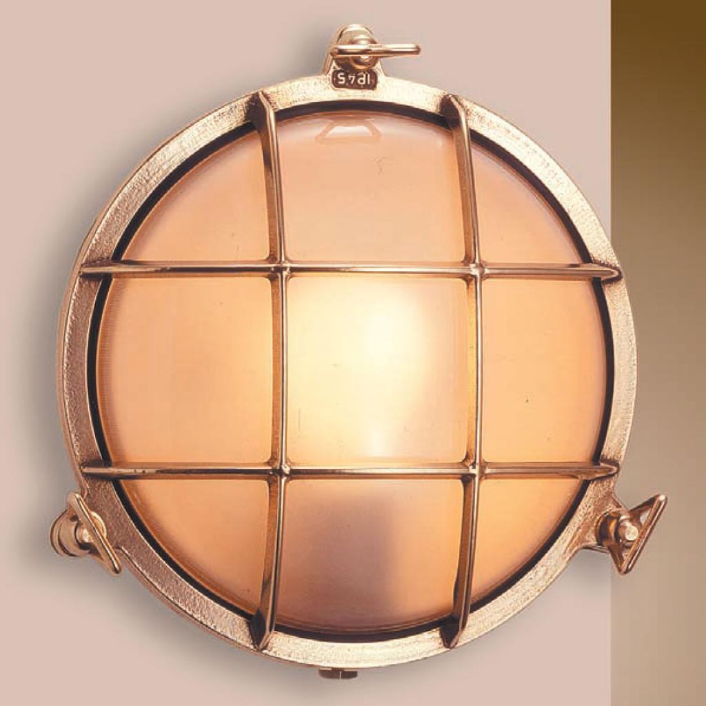 Buy Round Brass Bulkhead Lights — The Worm that Turned - revitalising ...