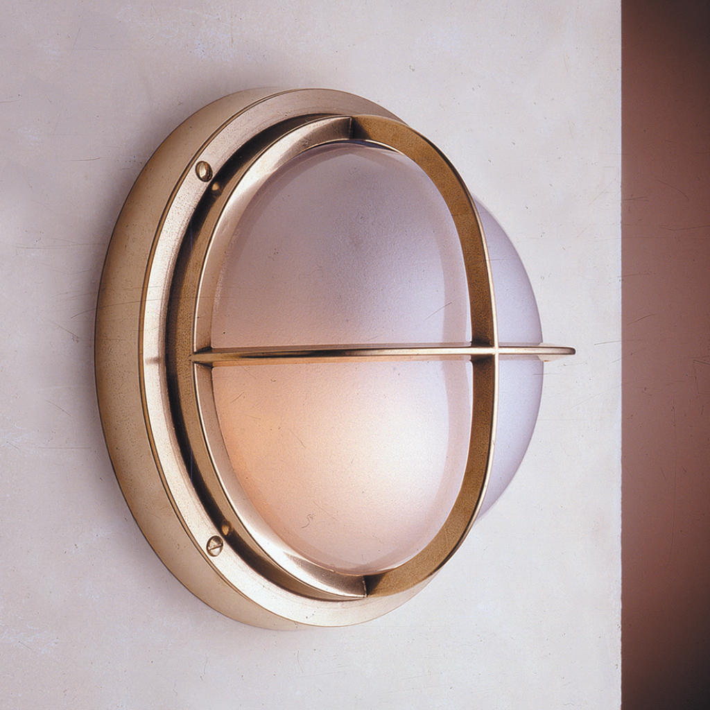 Buy Round Bulkhead Light with Cross Grille — The Worm that Turned ...