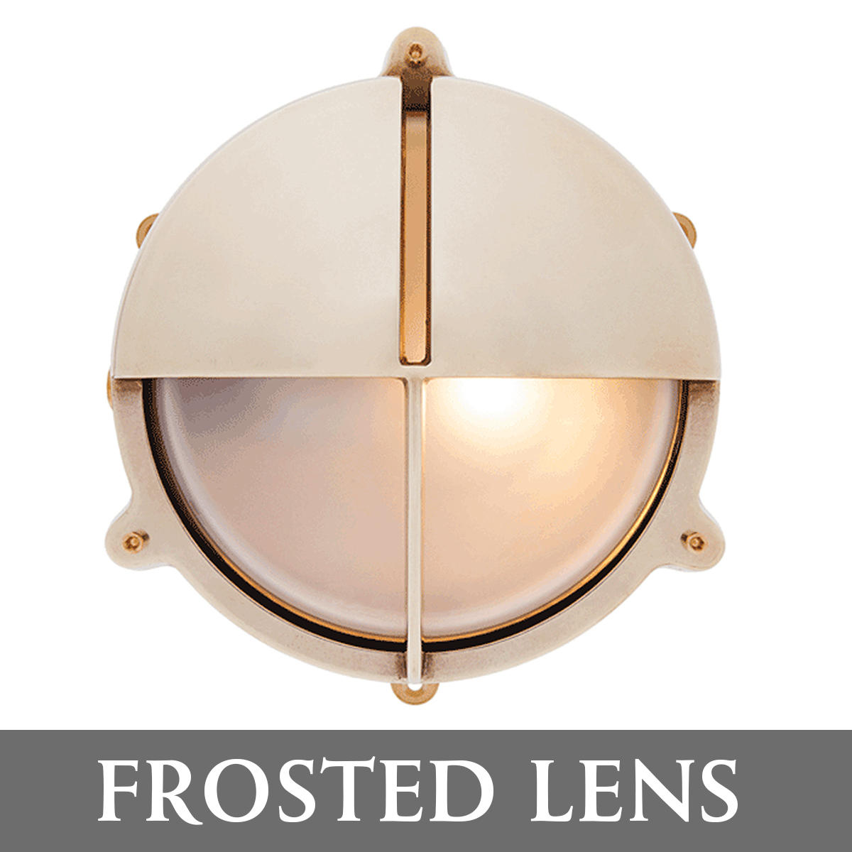 Buy Round Bulkhead Lights with Split Shade and External Fixing Legs ...
