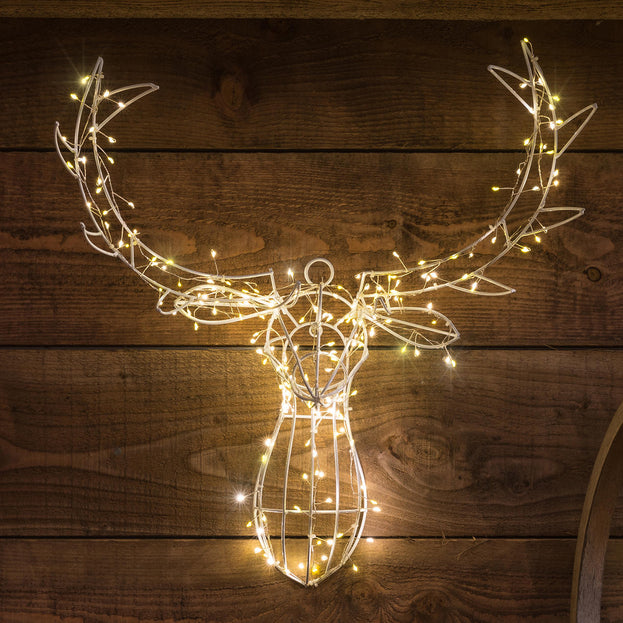 Buy Stag Head with Twinkling Cluster Lights — The Worm that Turned ...