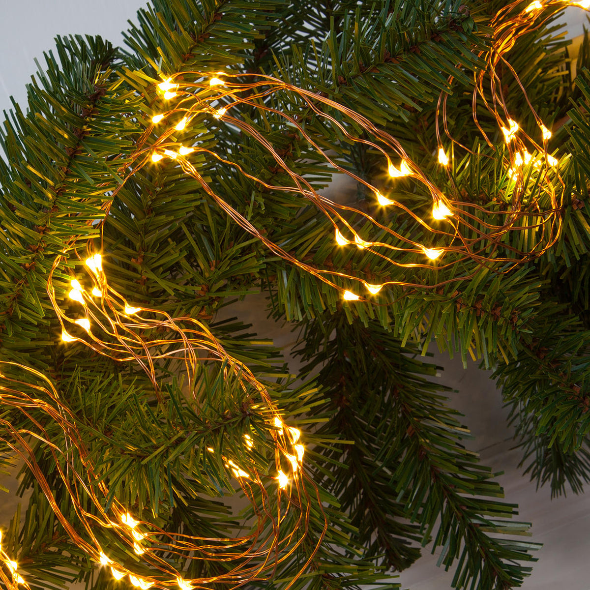 Buy 150 LED Copper Horse Tail String Lights — The Worm that Turned ...
