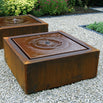 Buy Corten Square Water Feature with Fountain — The Worm that Turned ...