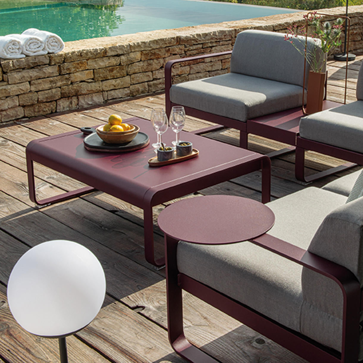 Buy Fermob Bellevie Armrest Side Table — The Worm that Turned ...