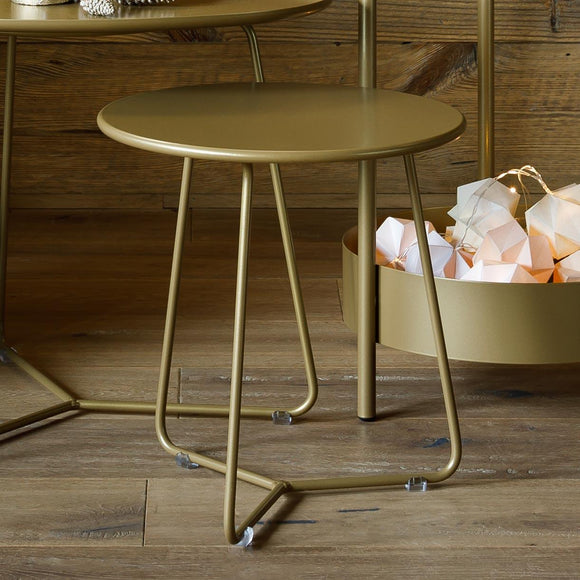 Buy Fermob Limited Edition Gold Fever Cocotte Low Stool/ Side table ...