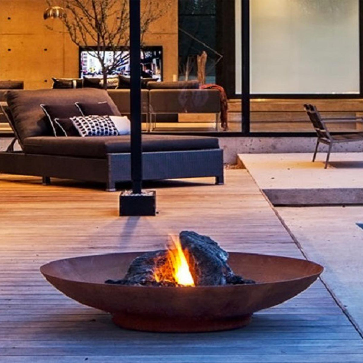 Buy Large Steel Garden Fire Bowls — The Worm that Turned - revitalising ...