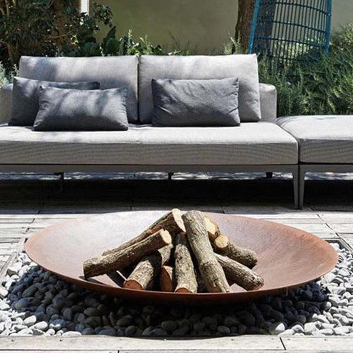 Buy Large Steel Garden Fire Bowls — The Worm that Turned - revitalising ...