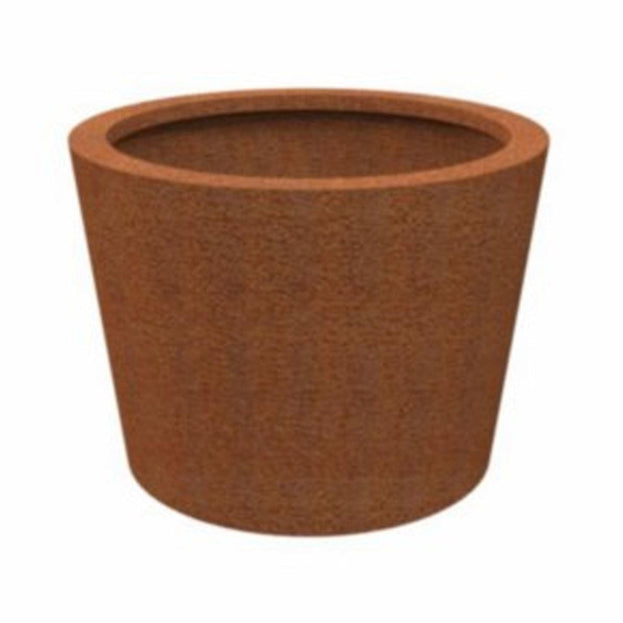 Buy Cone Corten Steel Planters — The Worm that Turned - revitalising ...