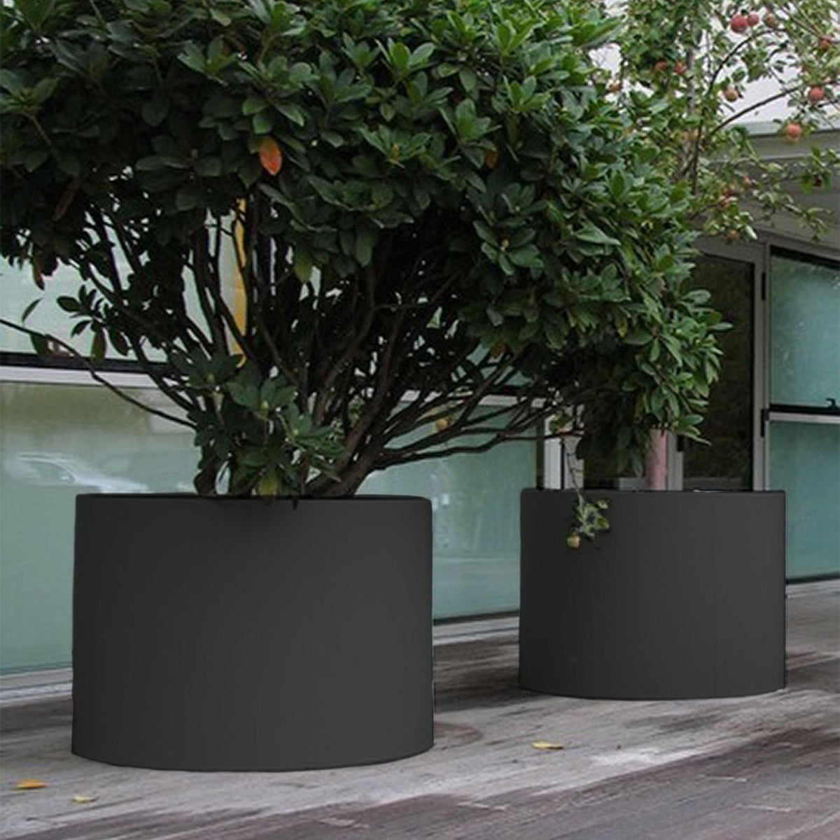 Buy Cylindrical Aluminium Planter — The Worm that Turned - revitalising ...