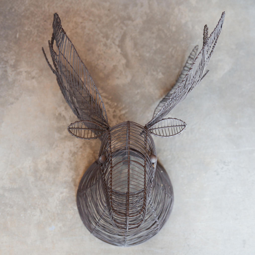Buy Rustic Wire Moose Head — The Worm that Turned - revitalising your ...