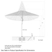 Buy Fortello LED Round Parasol — The Worm that Turned - revitalising ...
