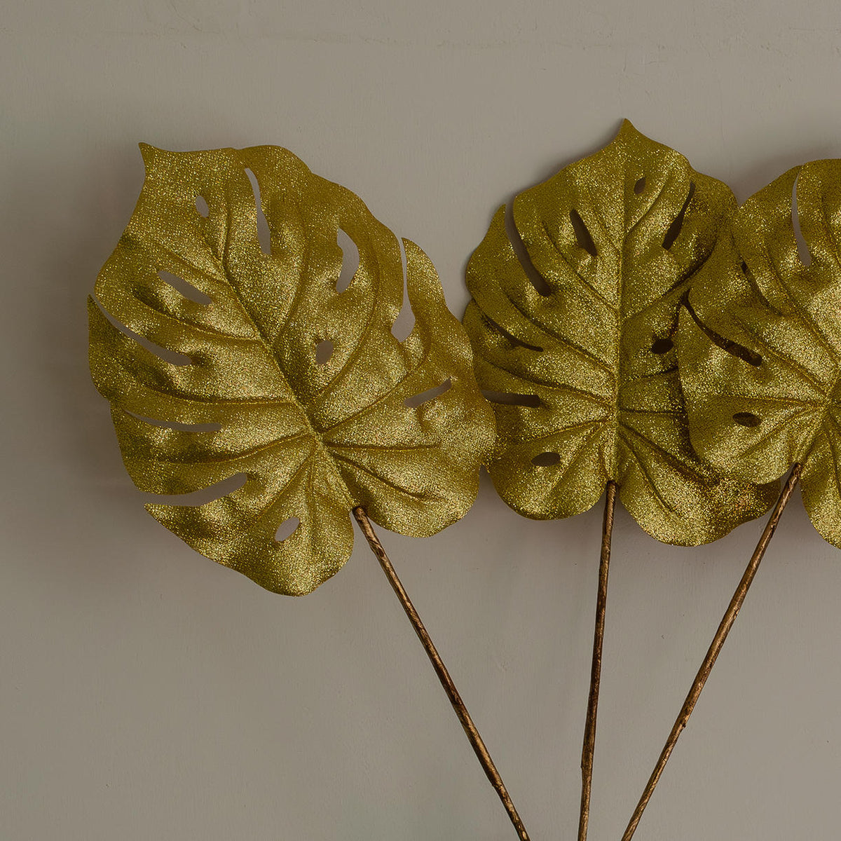 Buy Gold Monstera Leaves - Set of 3 — The Worm that Turned ...