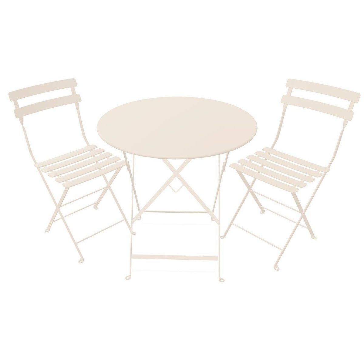 Buy 2 x Bistro Chairs - Linen + Bistro 77 Table - Linen — The Worm that ...