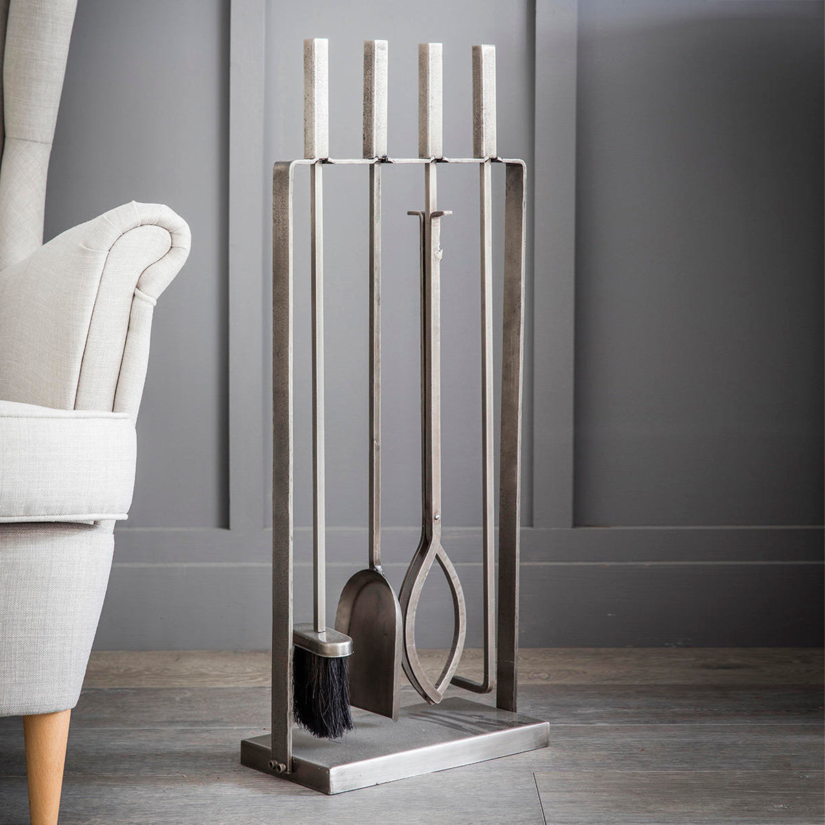 Buy Steel Fireside Companion Set — The Worm that Turned - revitalising ...