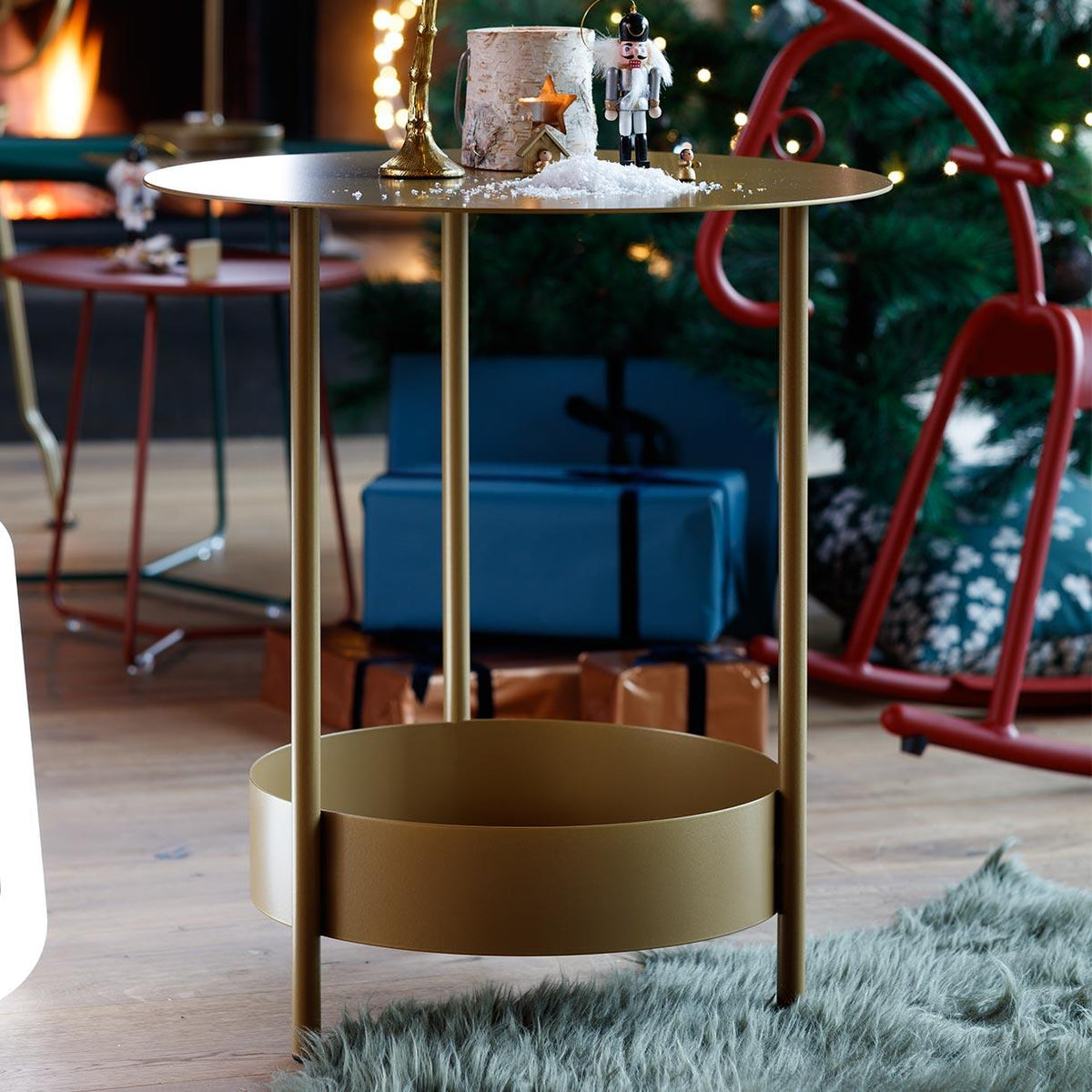 Buy Fermob Limited Edition Gold Fever Salsa Pedestal Table — The Worm ...