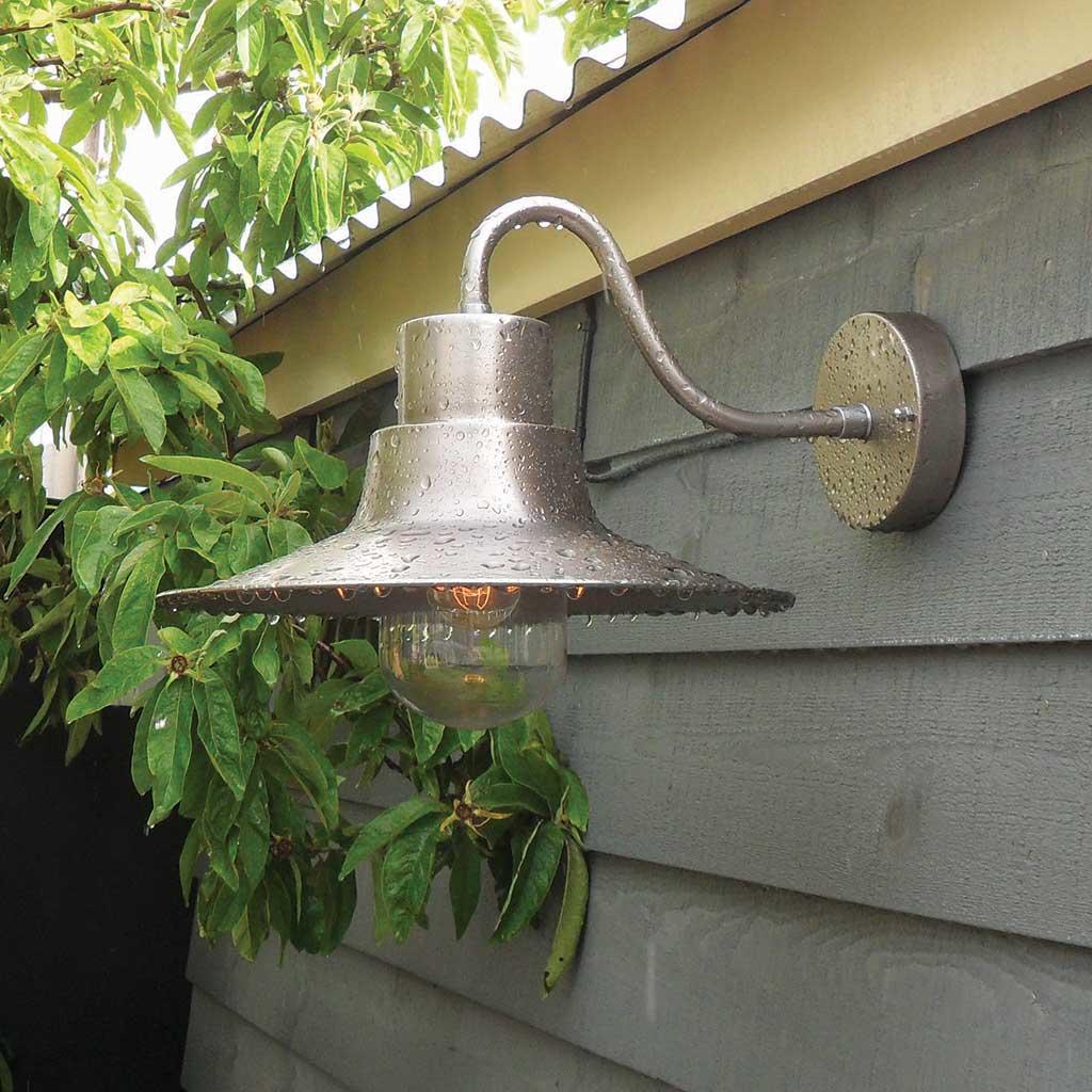 Buy Sheldon Brass Outdoor Wall Lanterns — The Worm that Turned ...