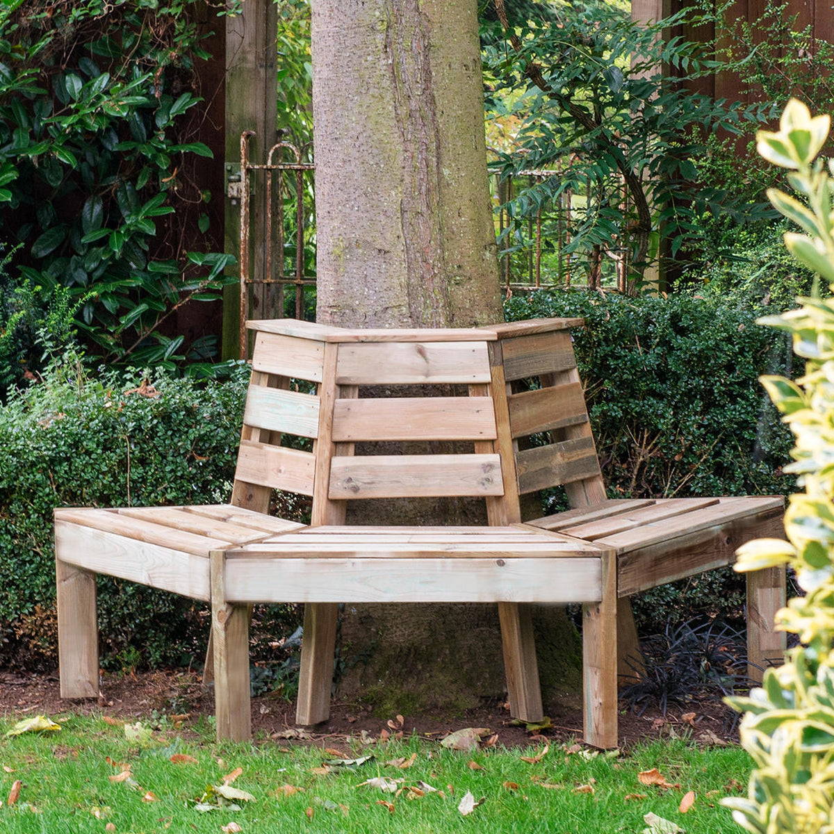 Buy Wooden Tree Seat — The Worm that Turned - revitalising your outdoor ...