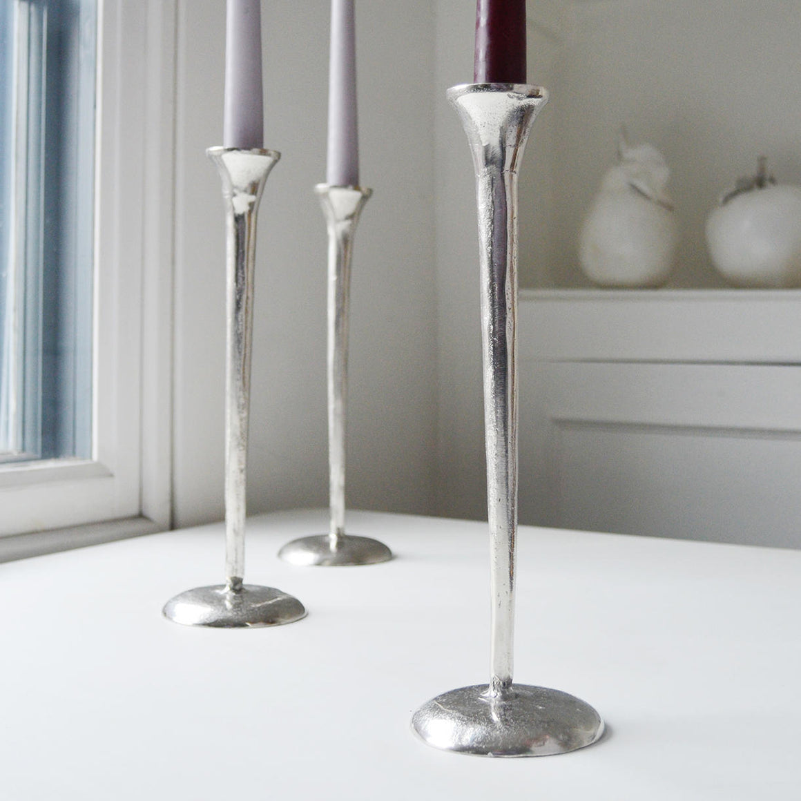 Buy Aluminium Fluted Candlestick — The Worm that Turned - revitalising ...