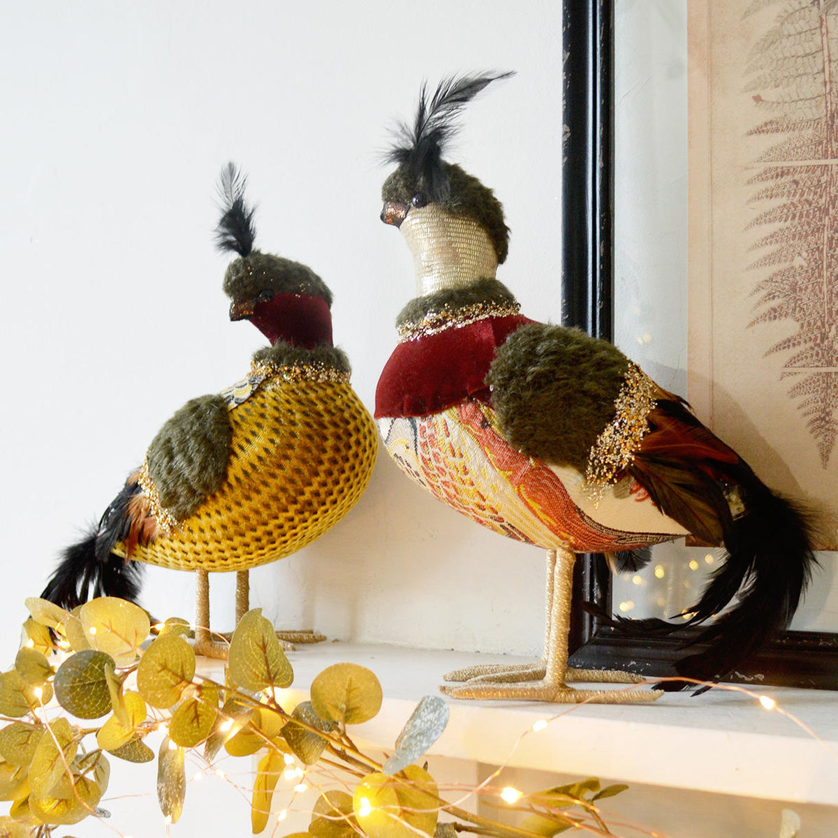 Buy Baroque Partridge Birds - Set of 2 — The Worm that Turned ...