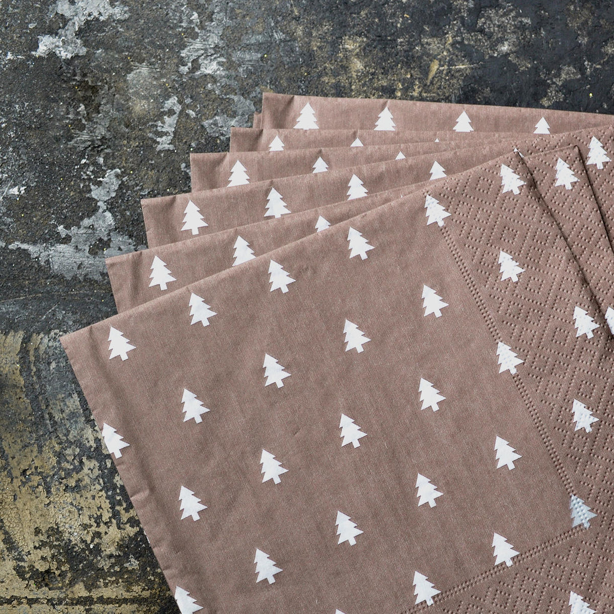 Buy Christmas Tree Paper Napkins — The Worm that Turned - revitalising ...