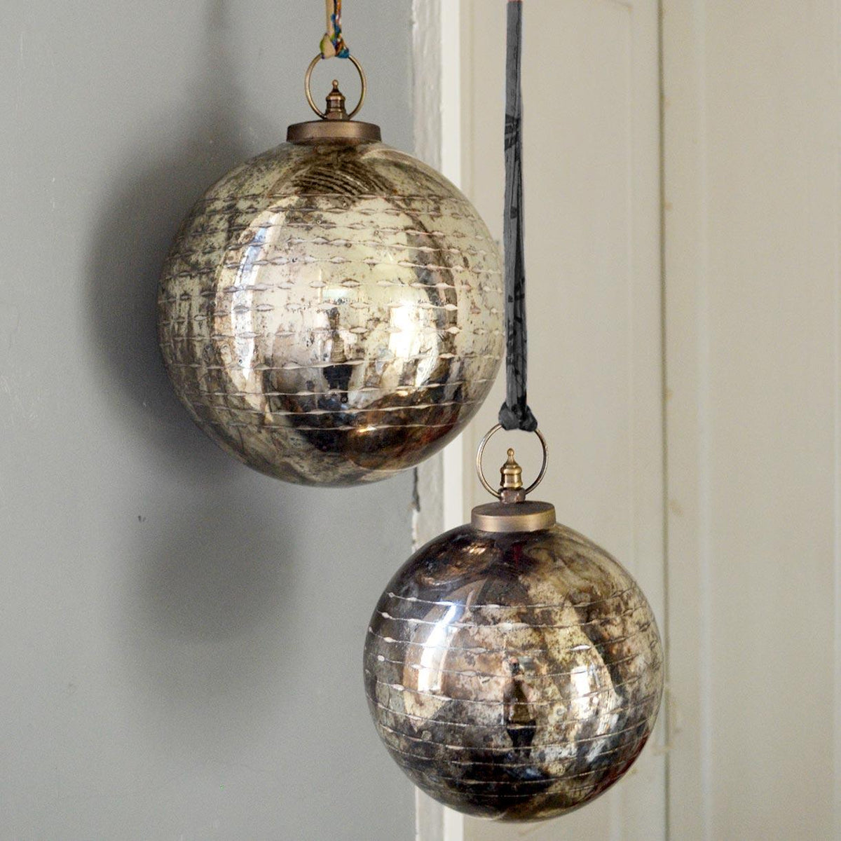 Buy Giant Smoked Gold Glass Baubles — The Worm that Turned ...
