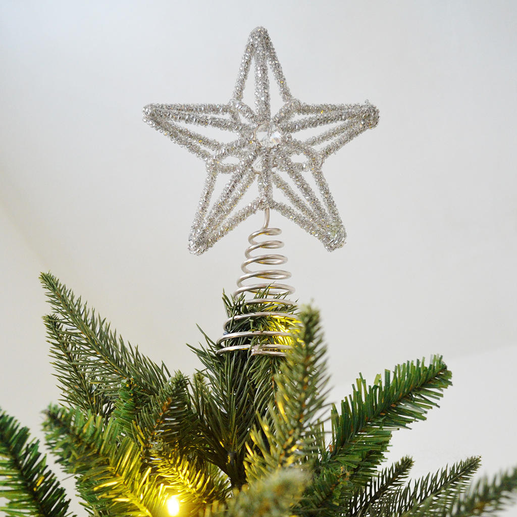 Buy Glass Beaded Star Tree Topper — The Worm that Turned - revitalising ...