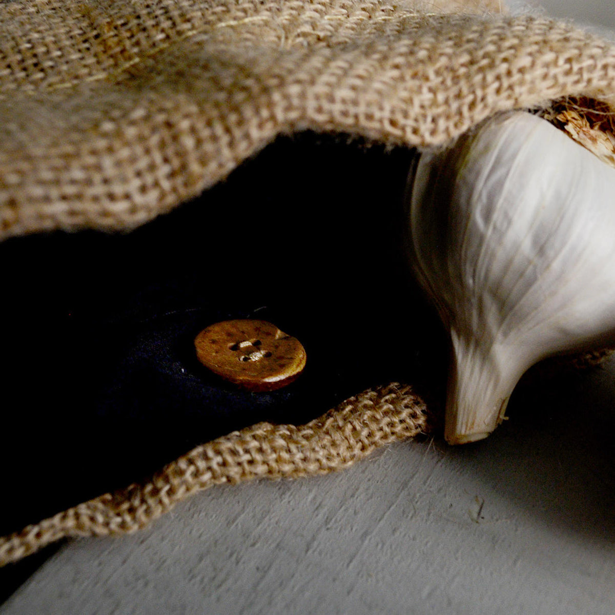 Buy Jute Garlic Storage Bag — The Worm that Turned - revitalising your ...