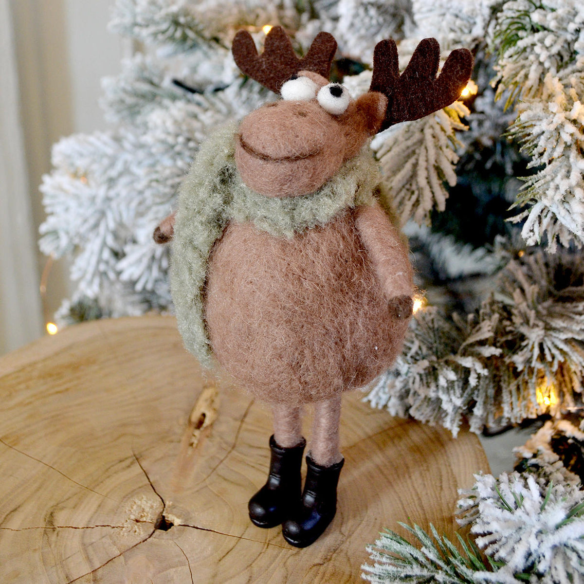 Buy Marvin Moose Felt Decoration — The Worm that Turned - revitalising ...