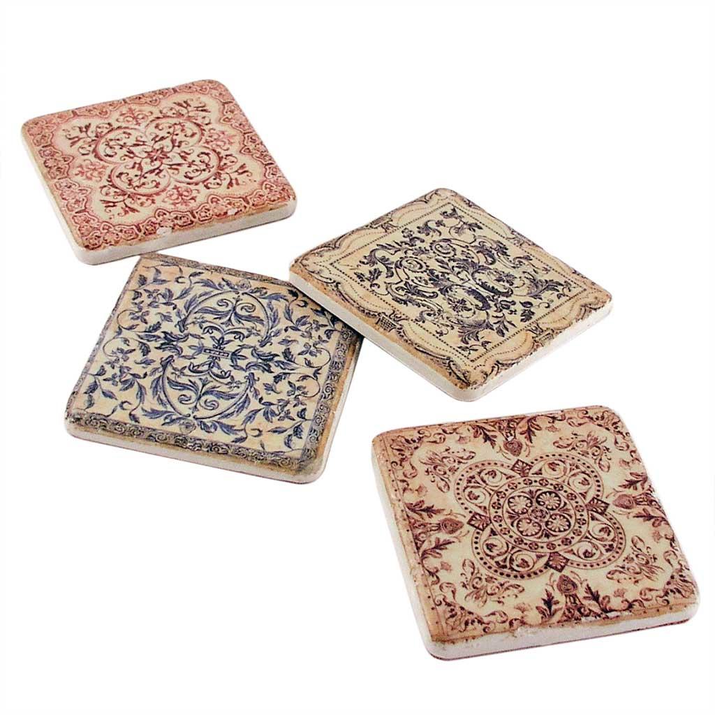Buy Moorish Patterned Tile Coasters — The Worm that Turned ...