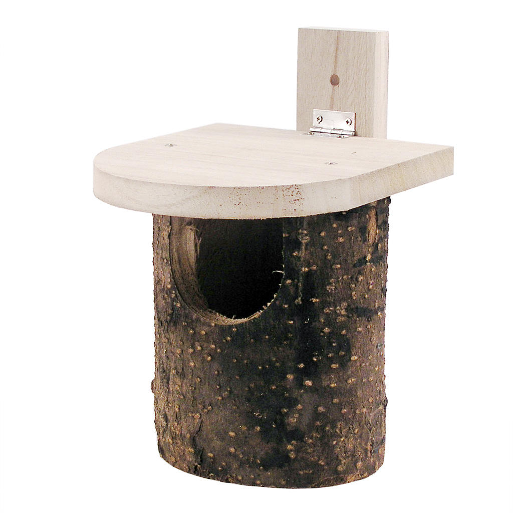 Buy Natural Log Robin Nesting Box — The Worm that Turned - revitalising ...