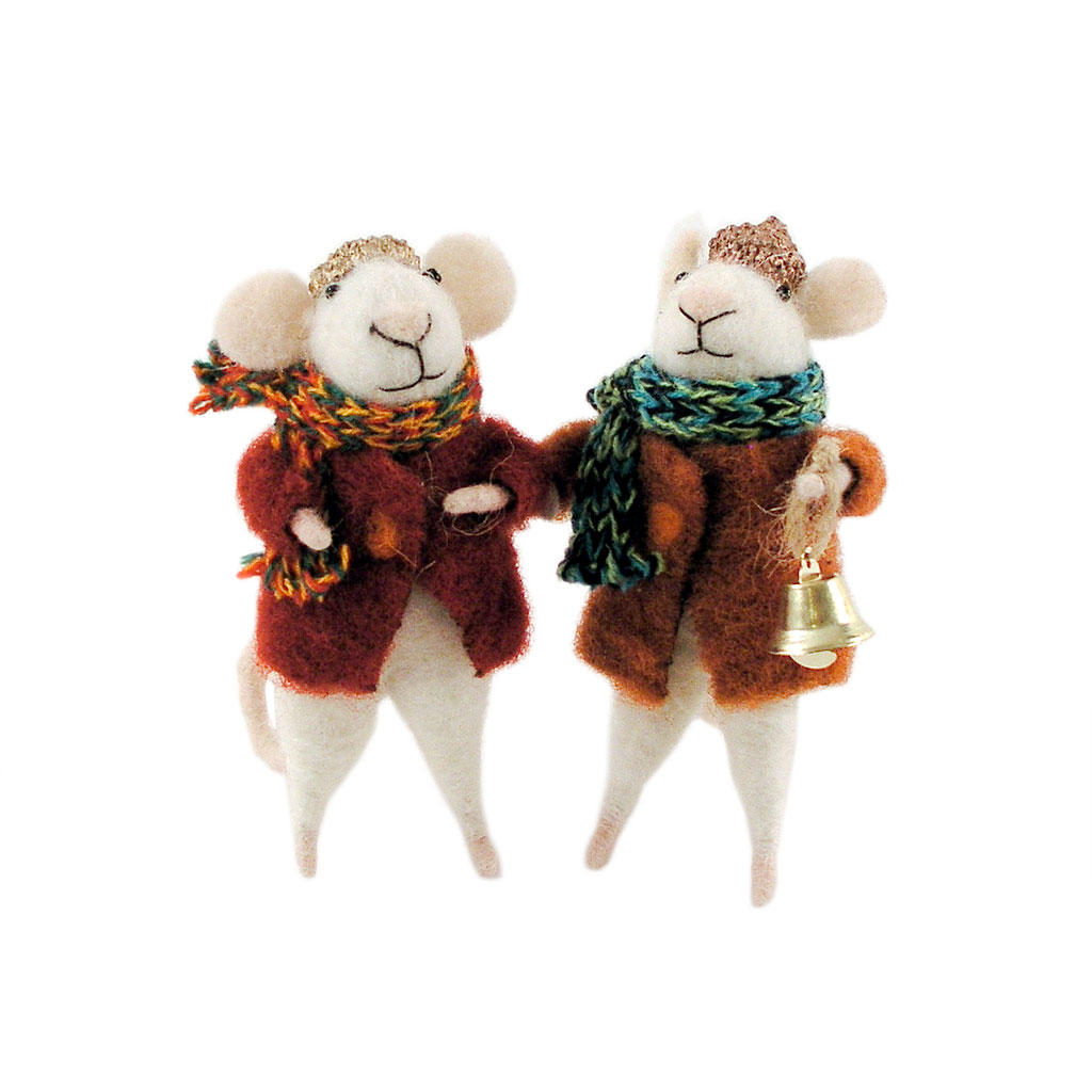 Buy Felt Mouse with Winter Coat — The Worm that Turned - revitalising ...