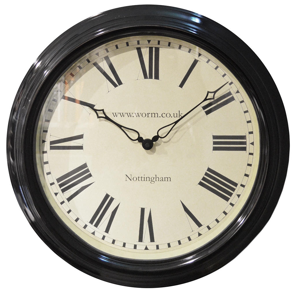 Buy Personalised Lascelles Outdoor Station Clock — The Worm that Turned ...