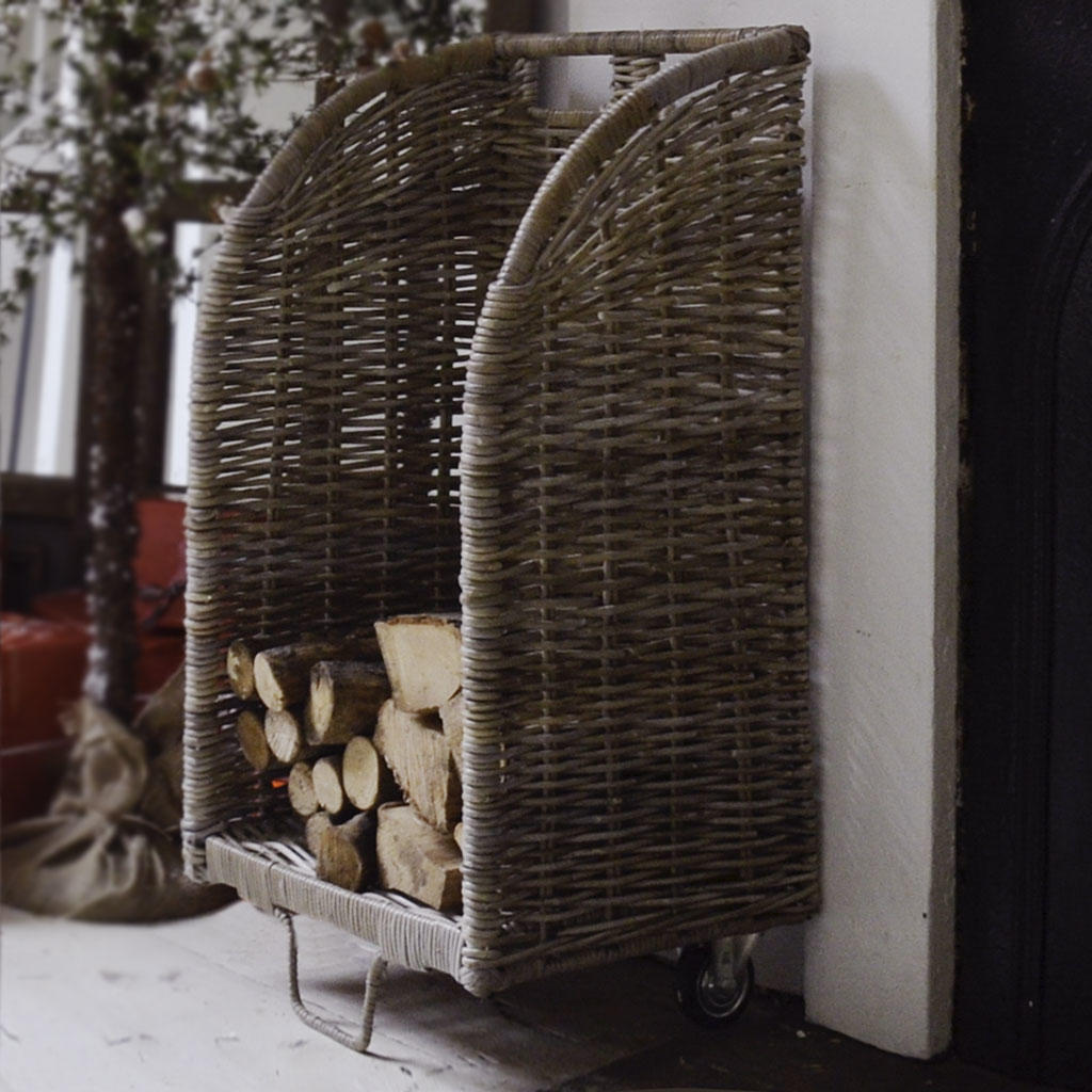 Buy Rattan Log Trolleys — The Worm that Turned - revitalising your ...
