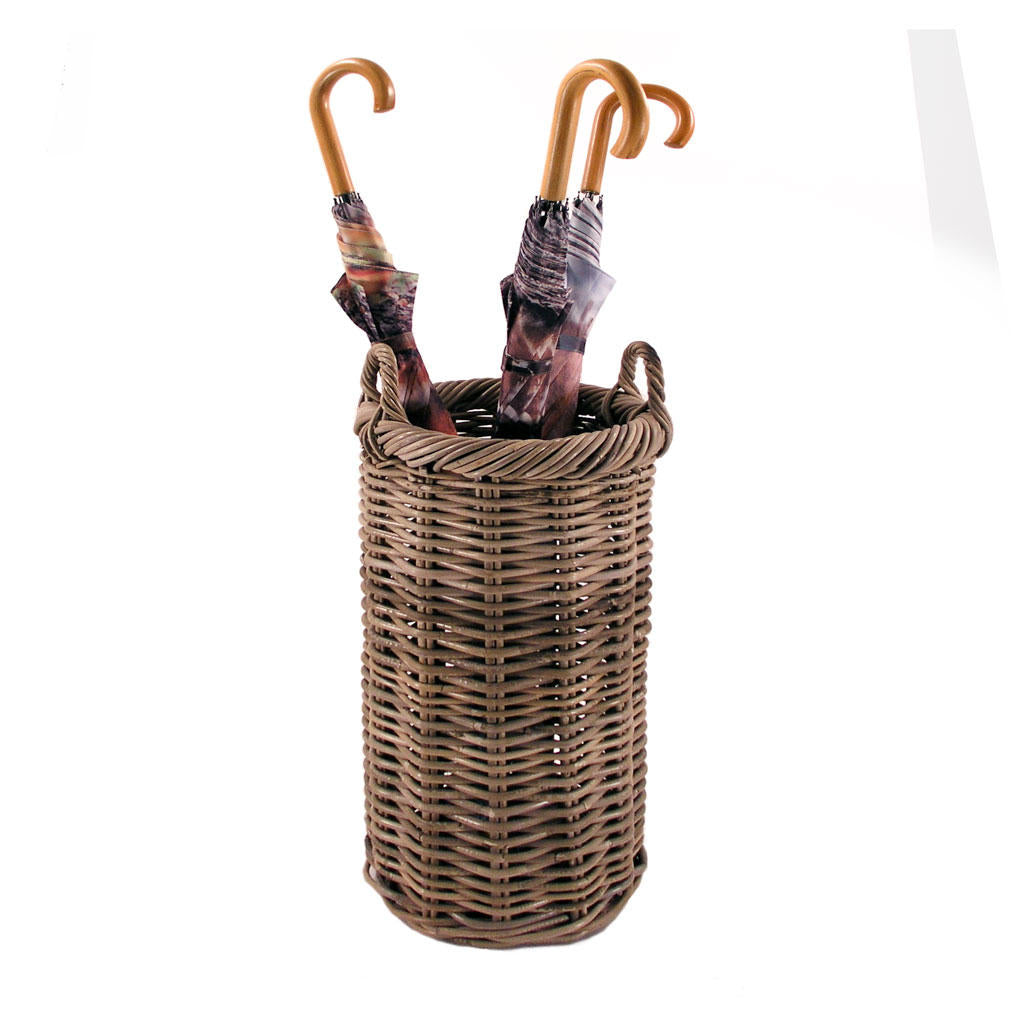 Buy Rattan Tall Umbrella Basket — The Worm that Turned - revitalising ...