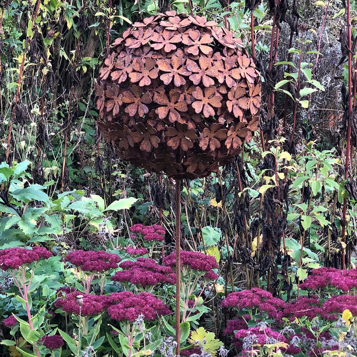 Buy Rusted Ball Hydrangea Flower Stems — The Worm that Turned ...