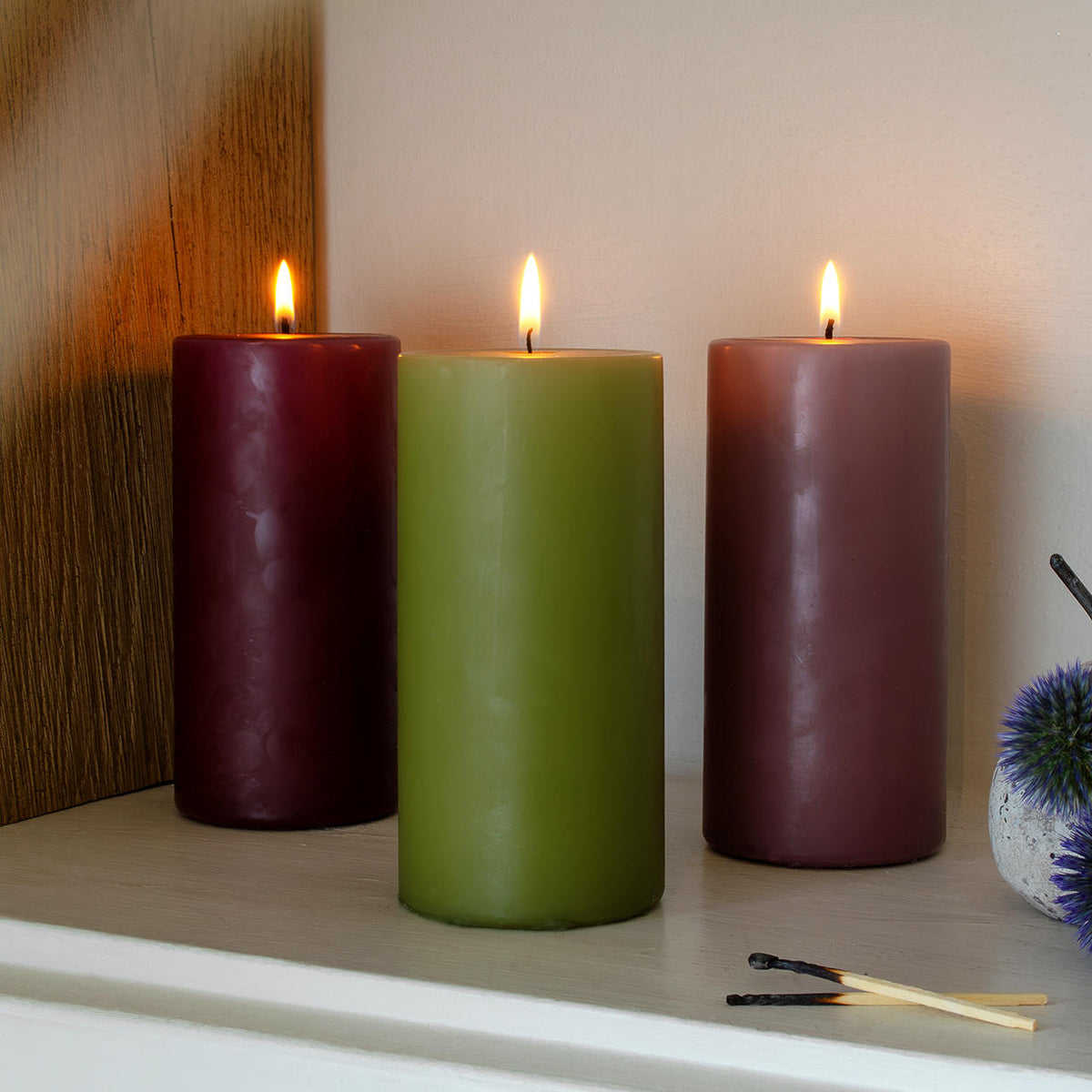 Buy Scandinavian Pillar Candles — The Worm that Turned - revitalising ...