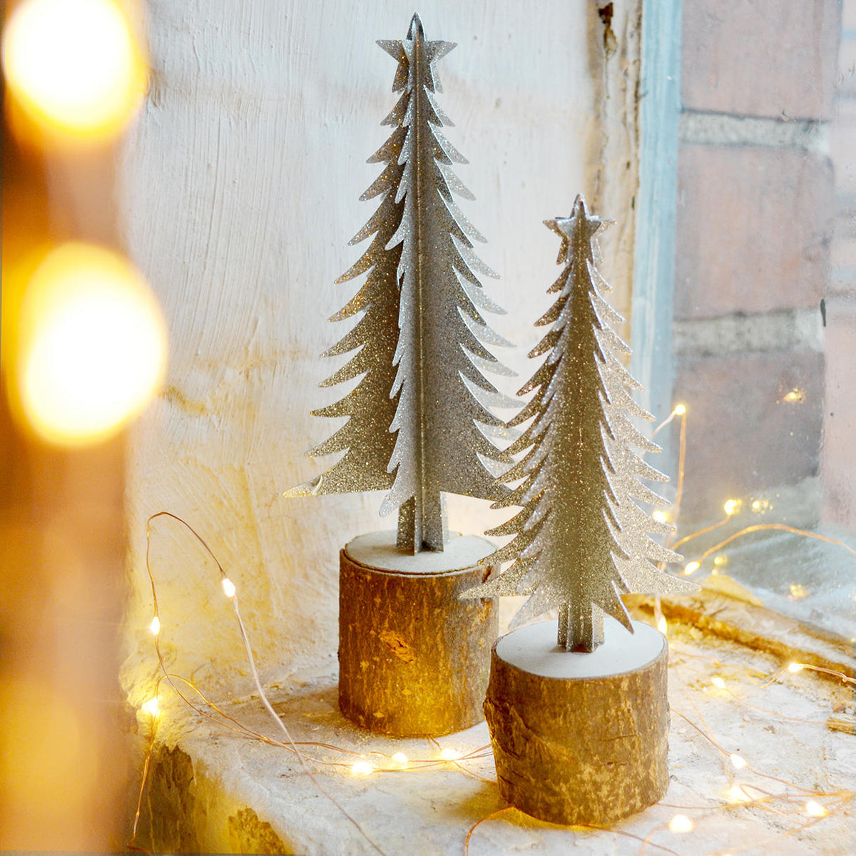 Buy Silver Tree On Birch Log — The Worm that Turned - revitalising your ...