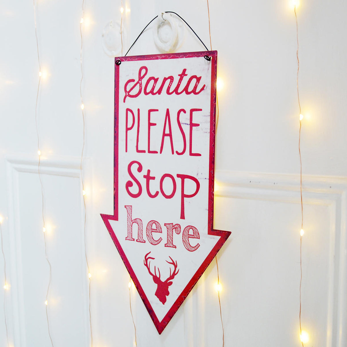Buy Vintage Style Santa Stop Signs — The Worm that Turned ...