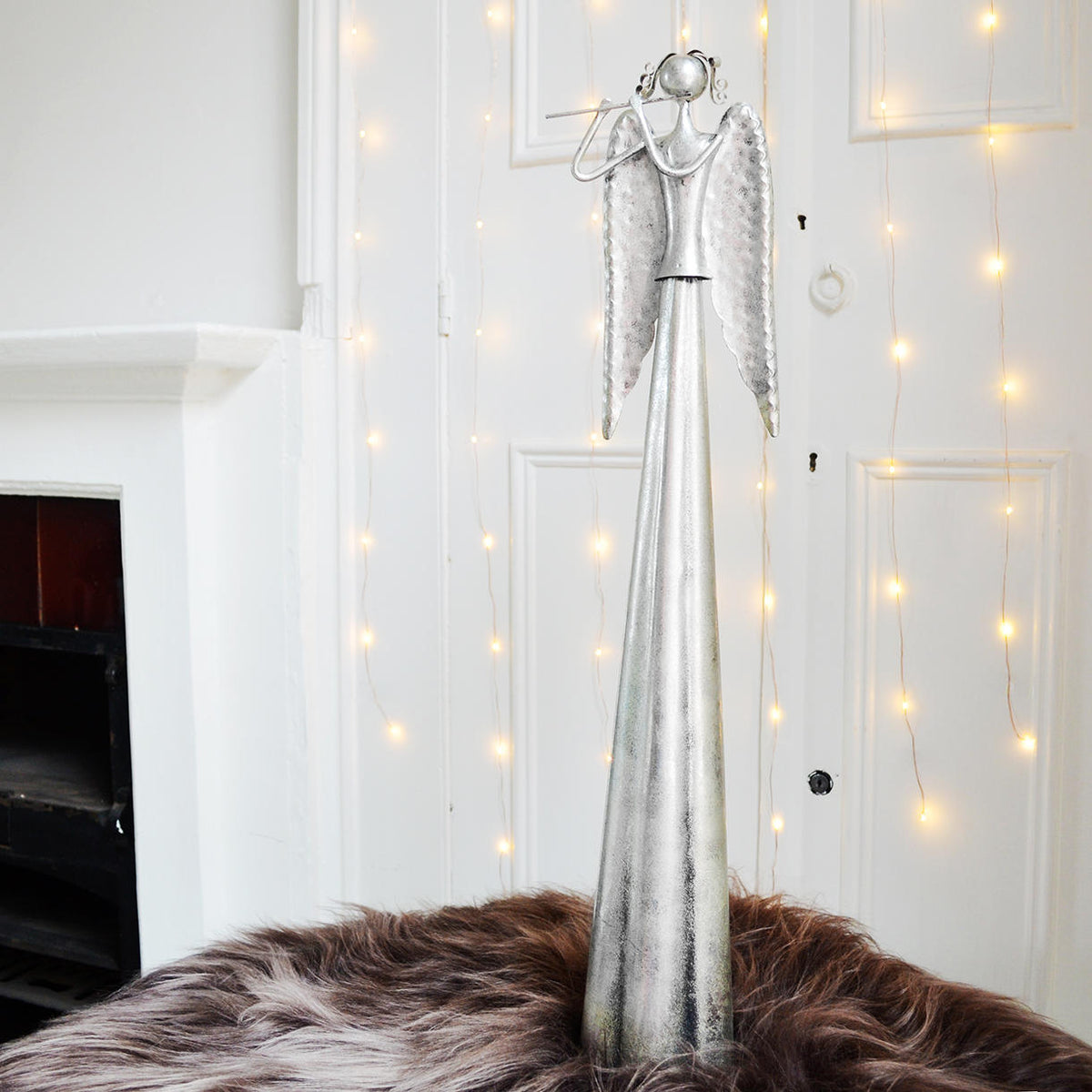 Buy Tall Metal Silver Angels — The Worm that Turned - revitalising your ...